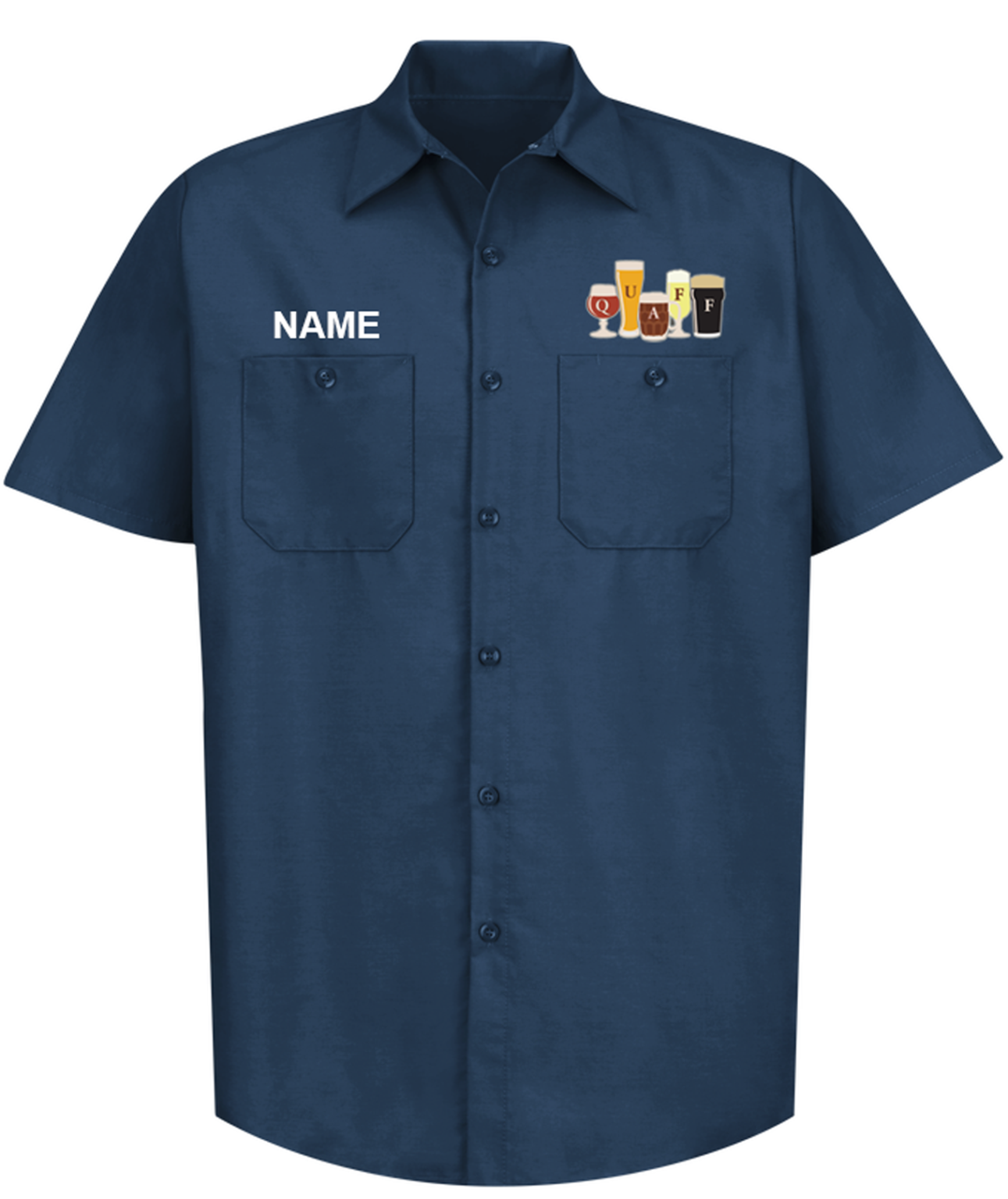 Embroidered Red Kap Work Shirt – QUAFF